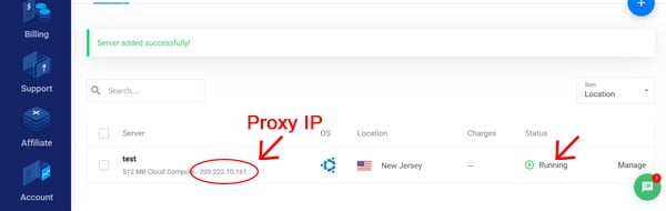 Proxy Server Kurulumu